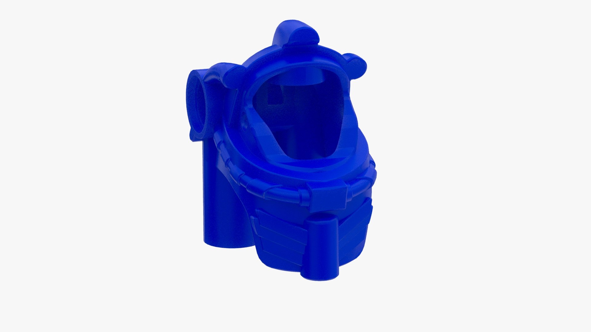 Lego Dark Bluish Gray Scuba Helmet Air Tank Atlantis model - TurboSquid ...
