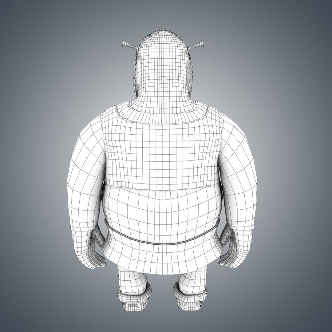 Shrek 3d Model