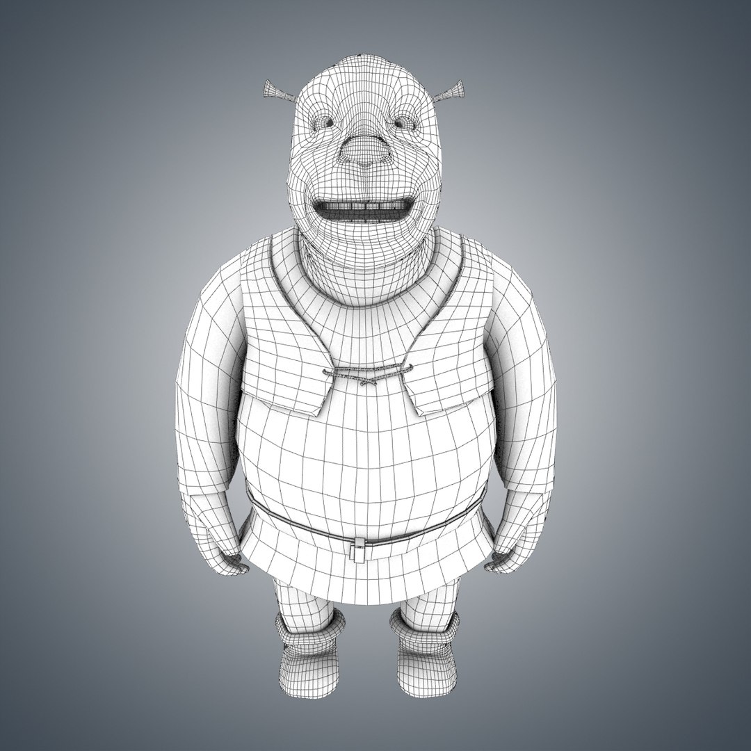 Shrek 3d Model