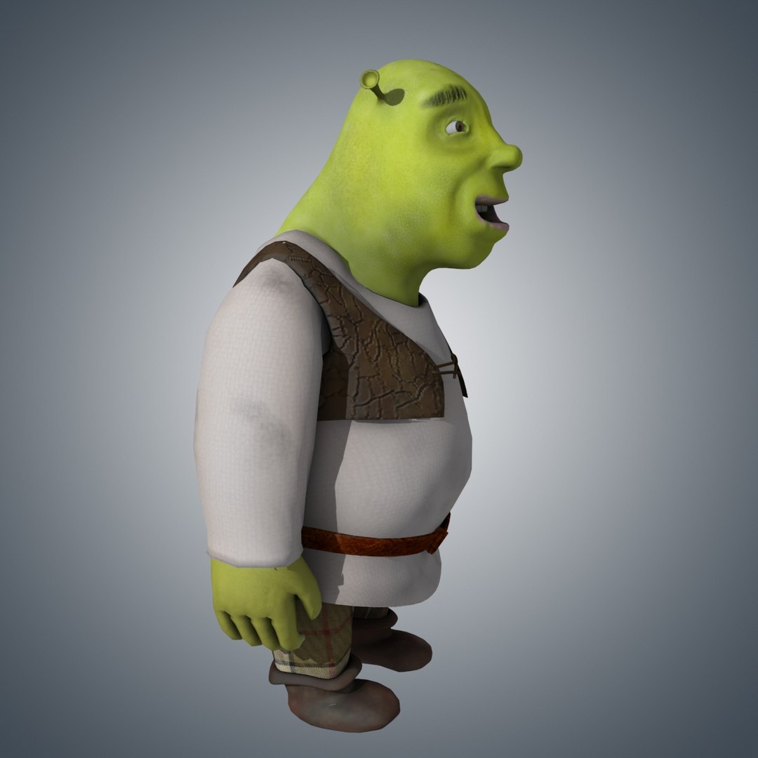 Shrek 3d Model