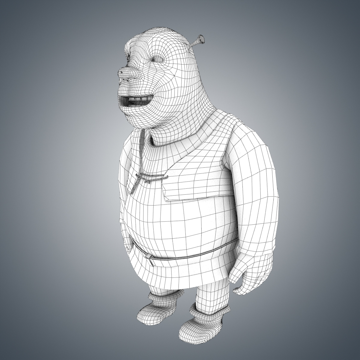 shrek 3d model
