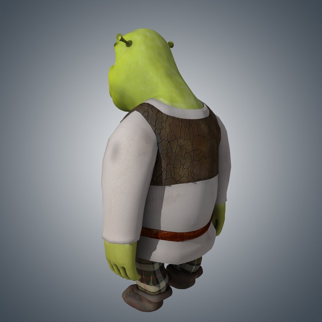Shrek 3d Model