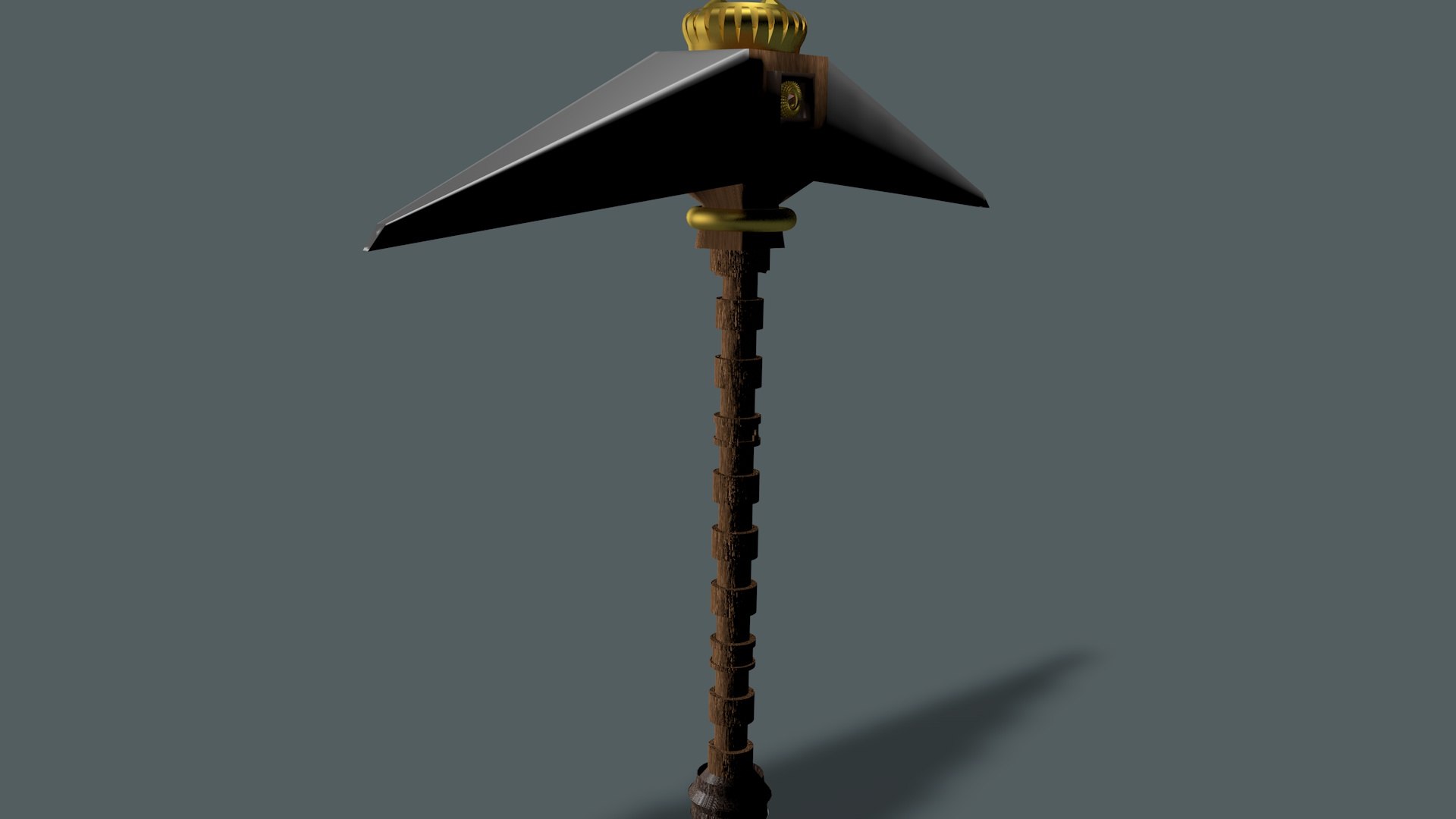 3D royal pickaxe - TurboSquid 1307475
