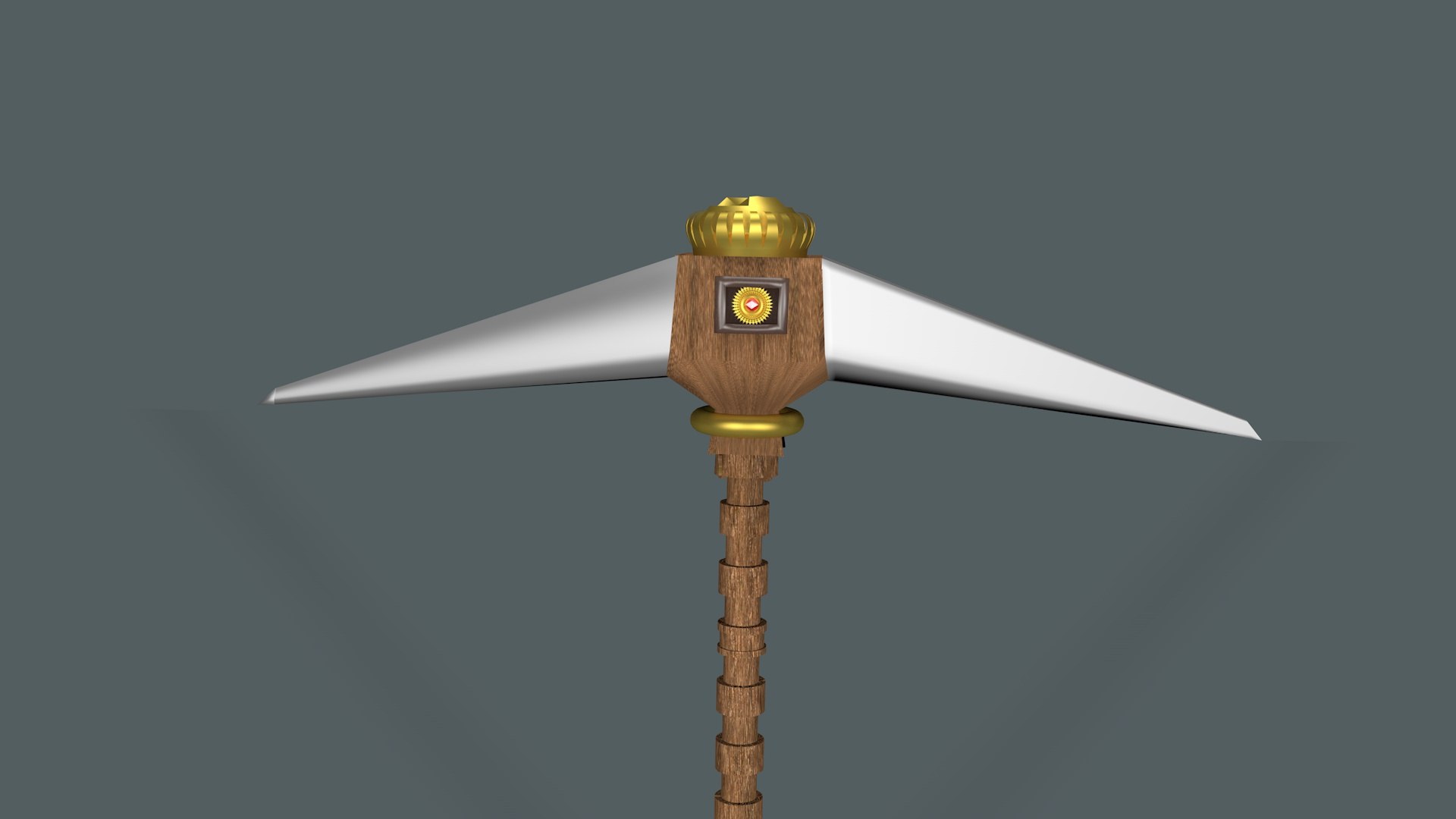 3D royal pickaxe - TurboSquid 1307475