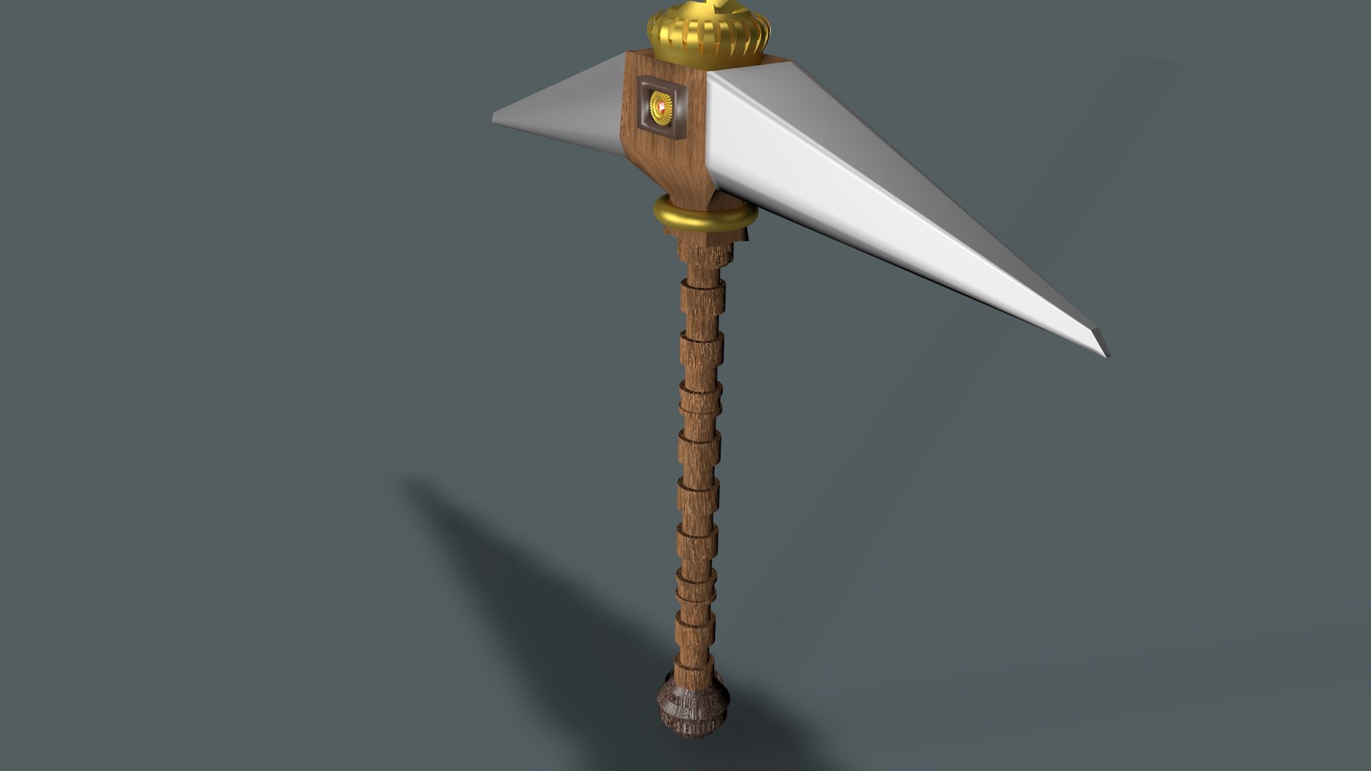 3D royal pickaxe - TurboSquid 1307475