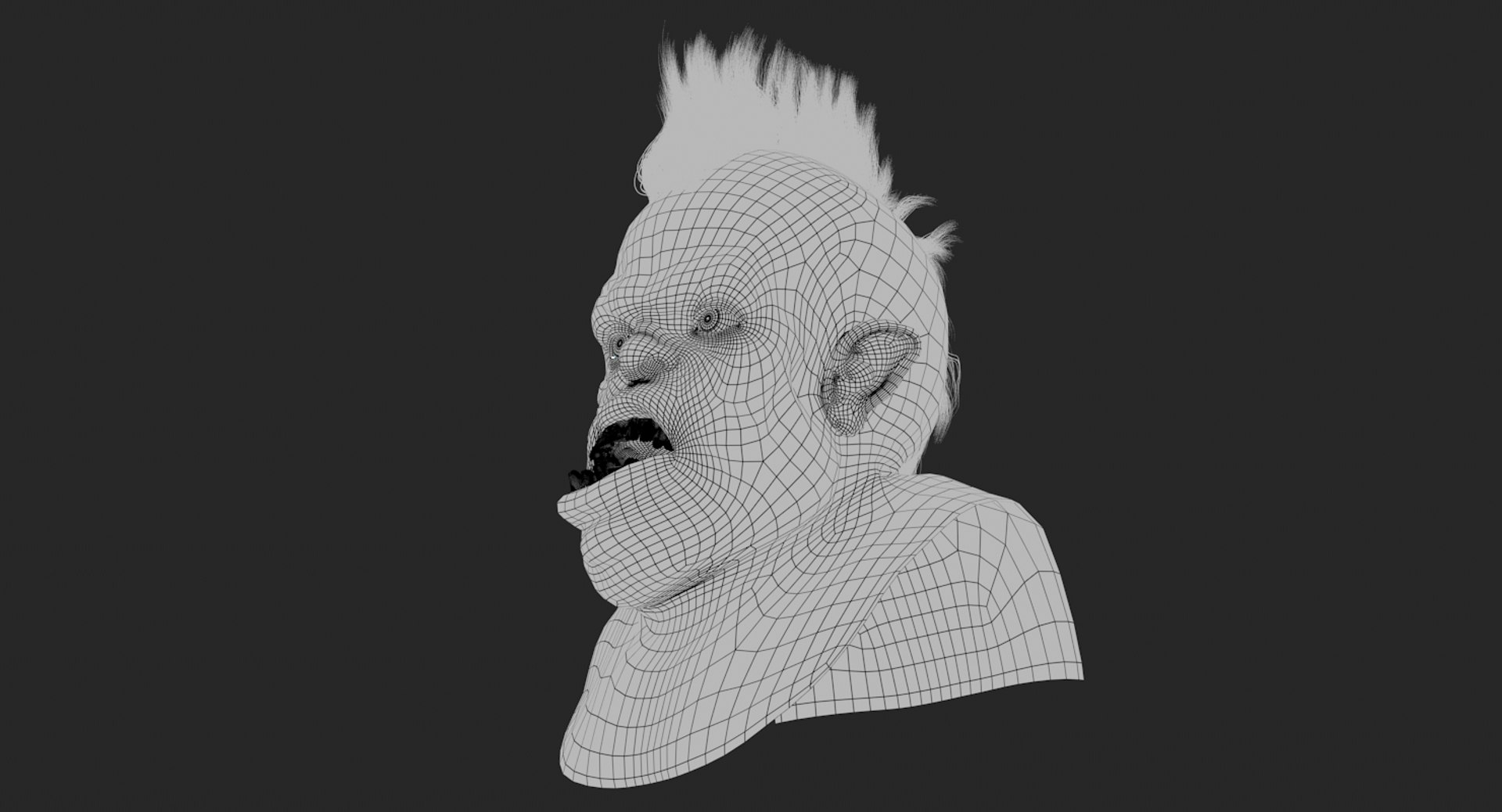 Zombie Head 3D Model - TurboSquid 1210677