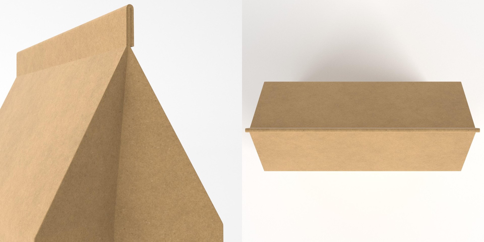 Closed paper bag 3D - TurboSquid 1484984