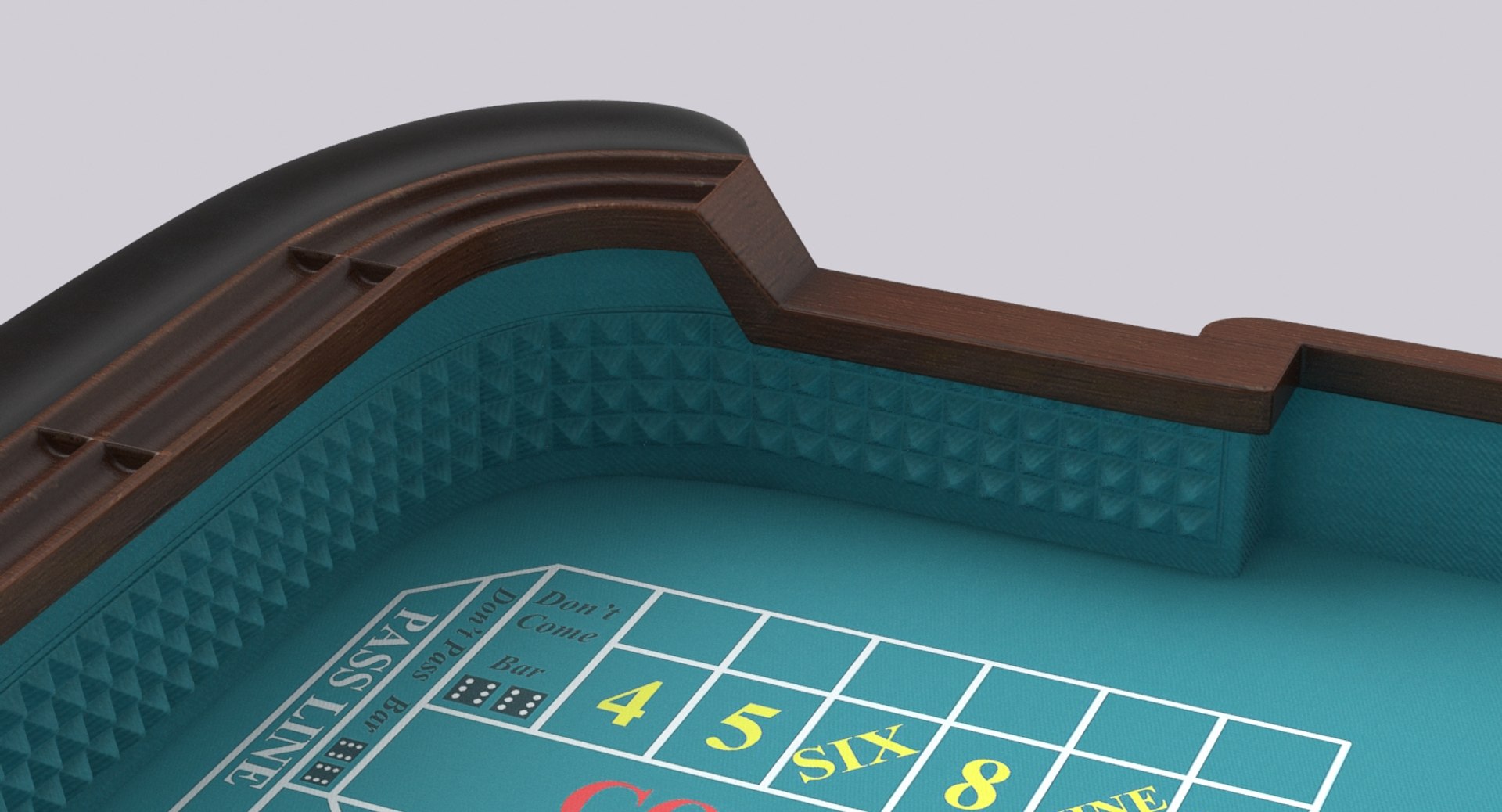 3D Craps Table Model - TurboSquid 1312728