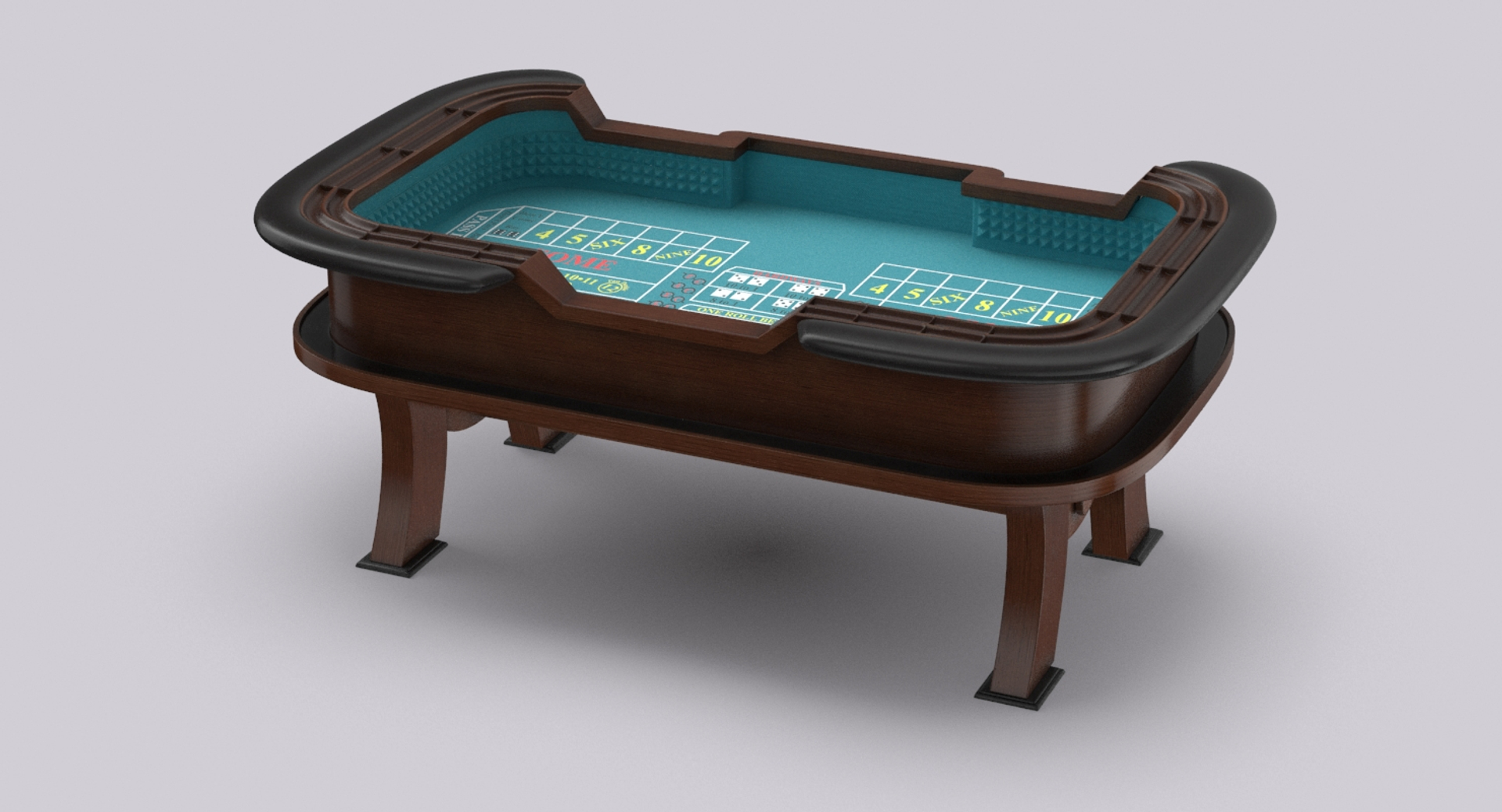 3D Craps Table Model - TurboSquid 1312728