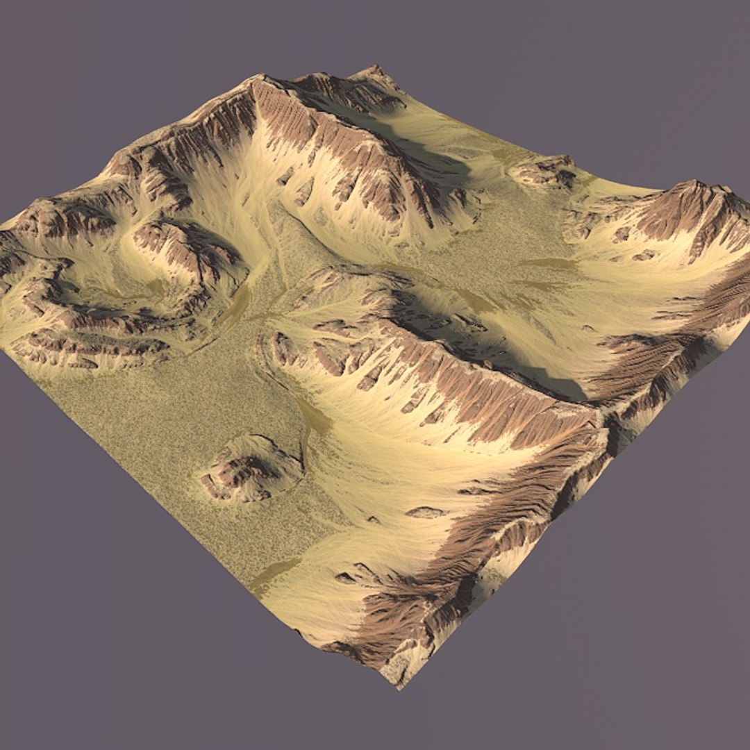 Mountain Games Maps 3d Model