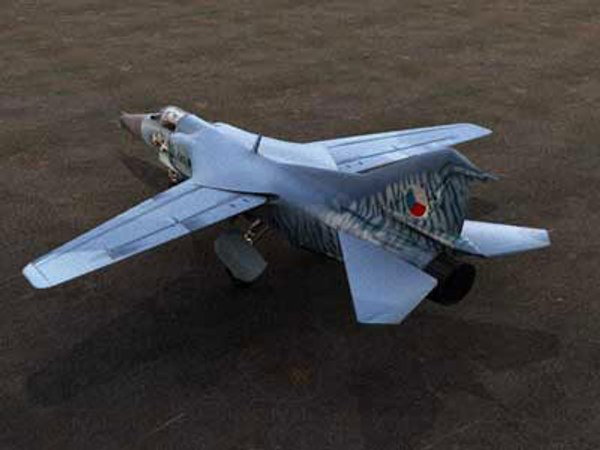 mig airplane fighter 3d model