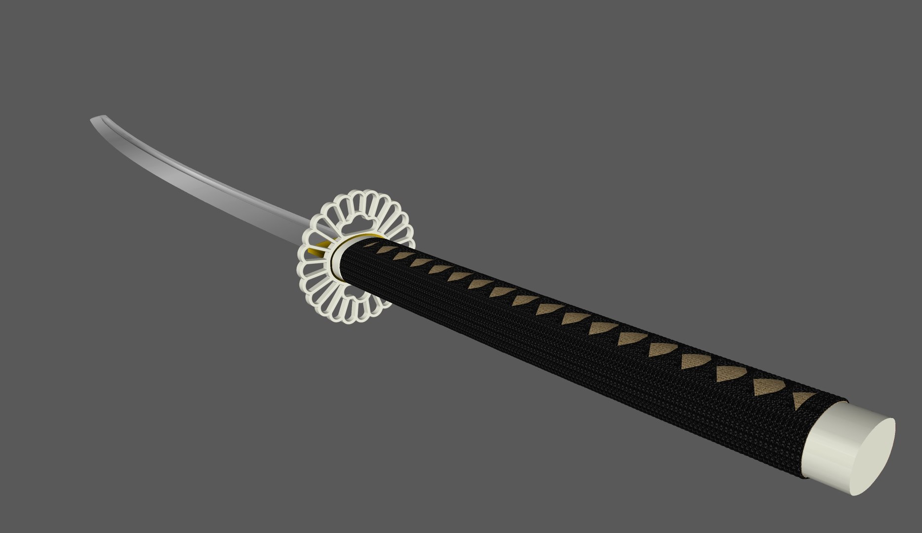 Samurai Sword 3D Model - TurboSquid 1710356