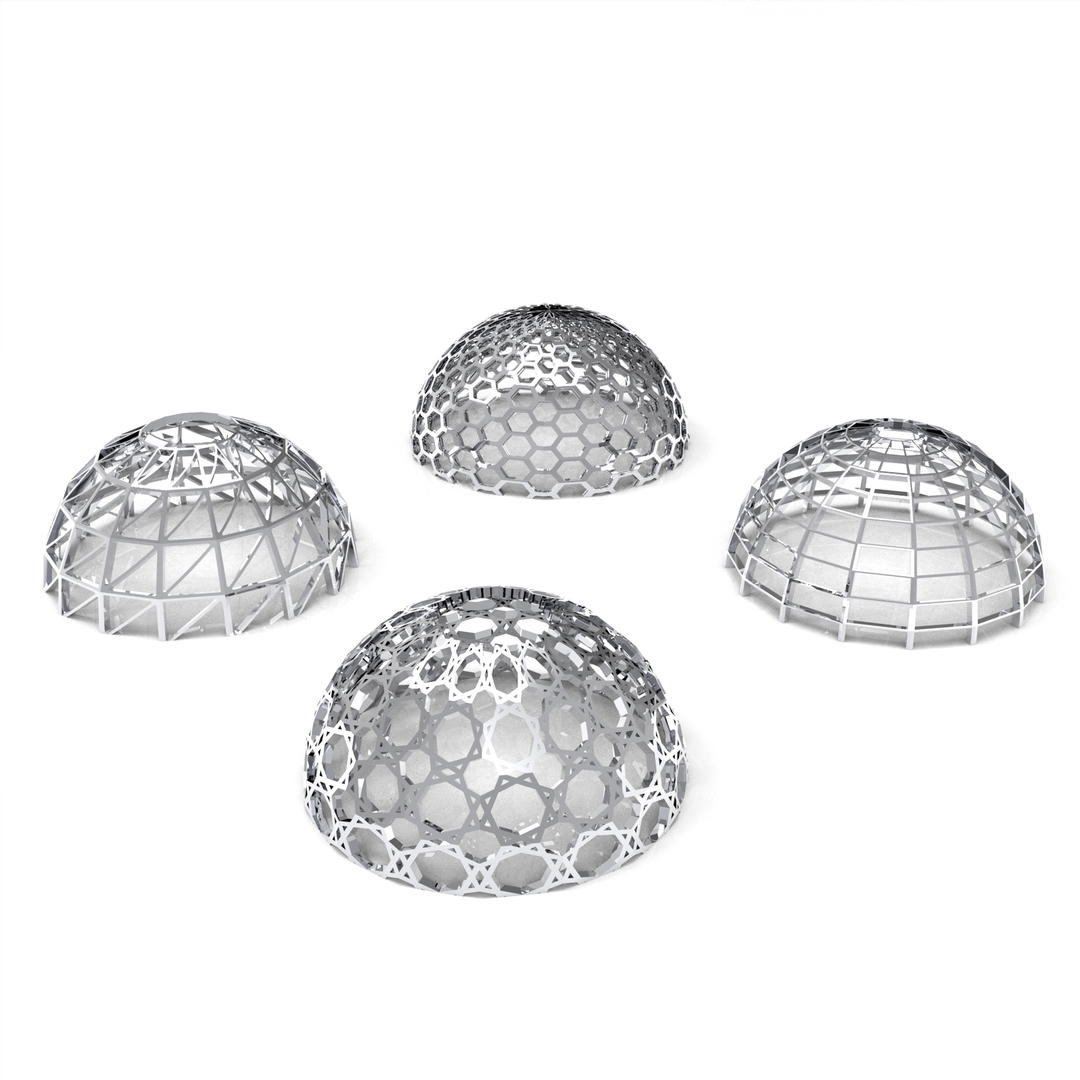 modelo 3d Domos paramétricos - TurboSquid 1791348
