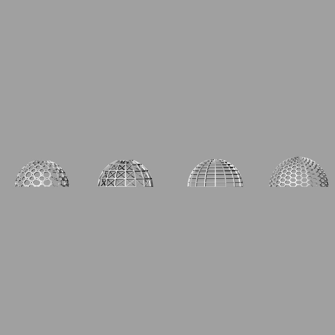 Parametric Domes 3D Model - TurboSquid 1791348