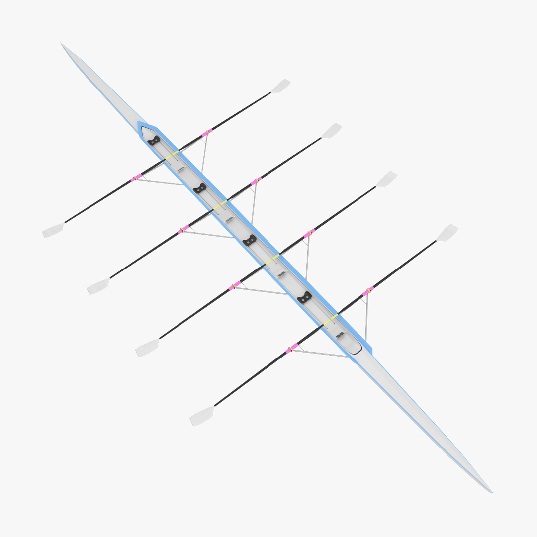 3dsmax Quad Sculls