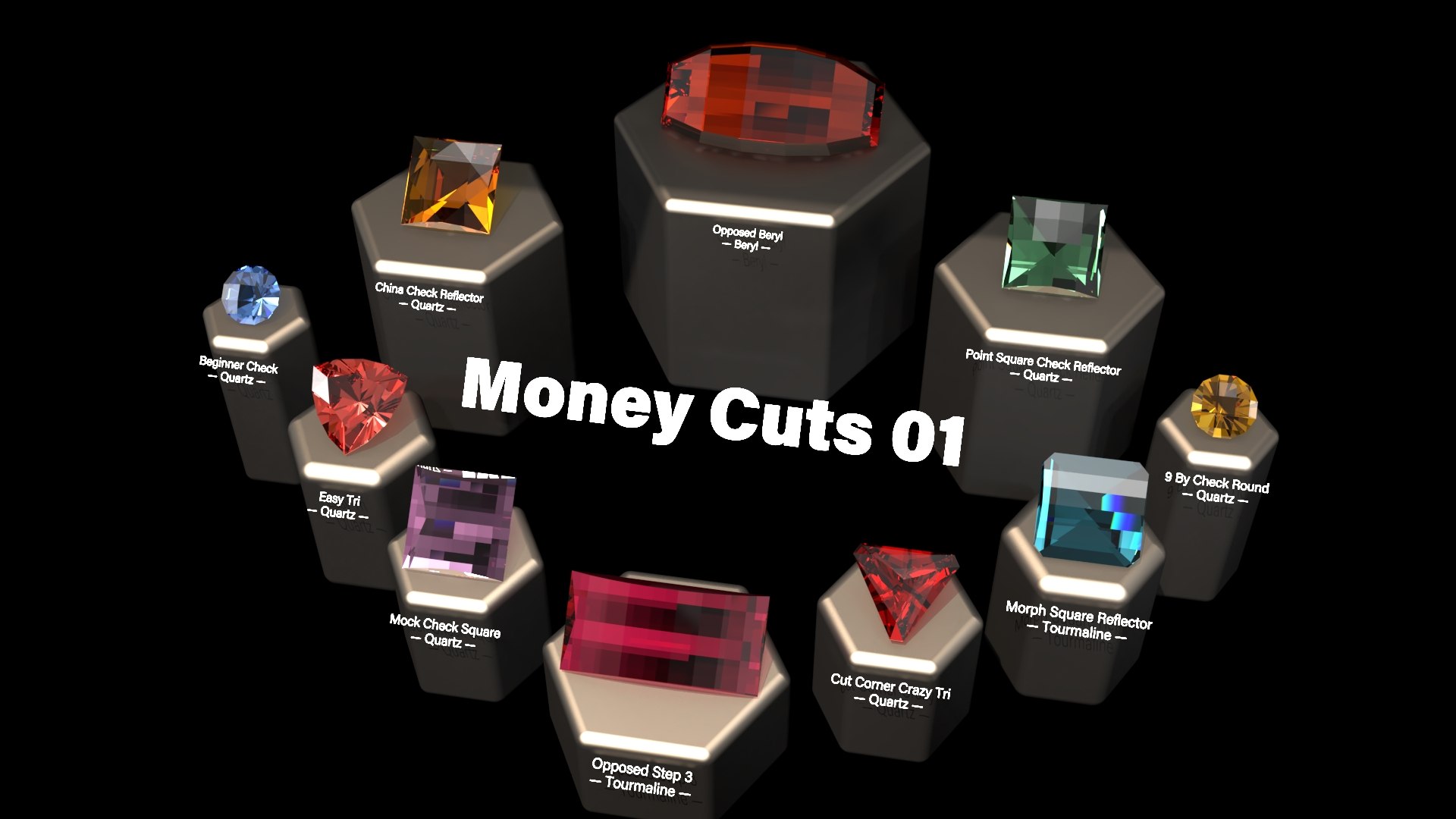 Money cuts 01 custom 3D - TurboSquid 1397644
