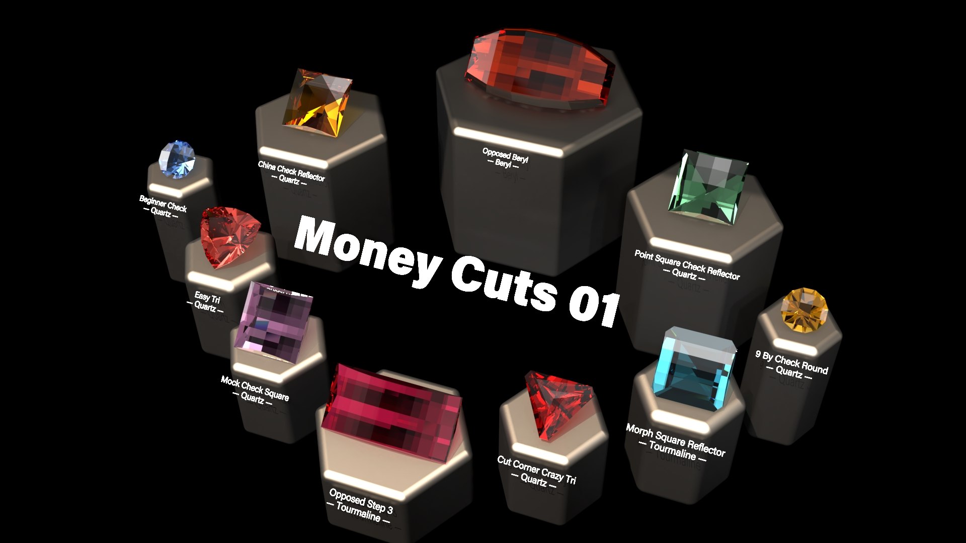 Money cuts 01 custom 3D - TurboSquid 1397644