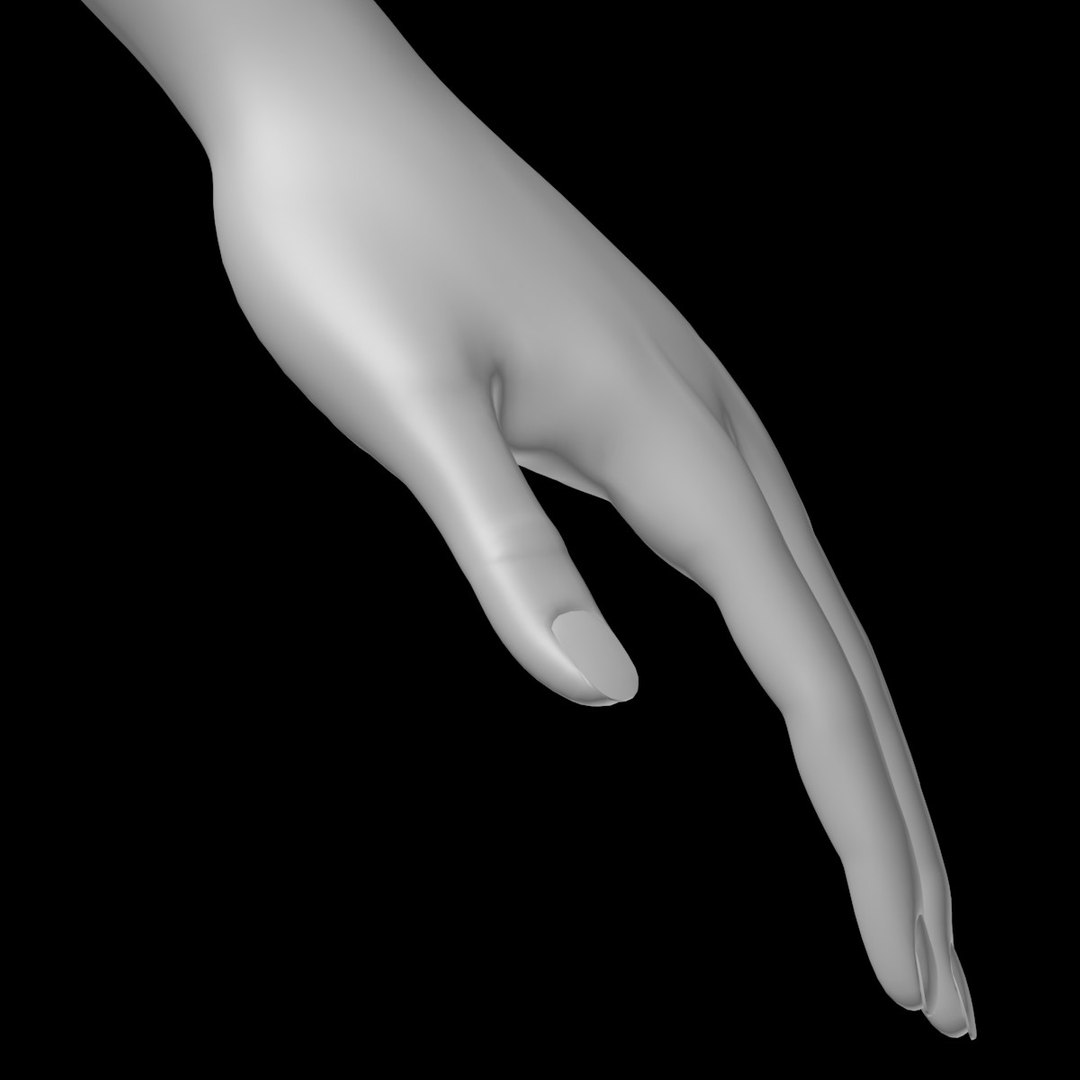 Mesh Female S Hand 3D Model - TurboSquid 1248397