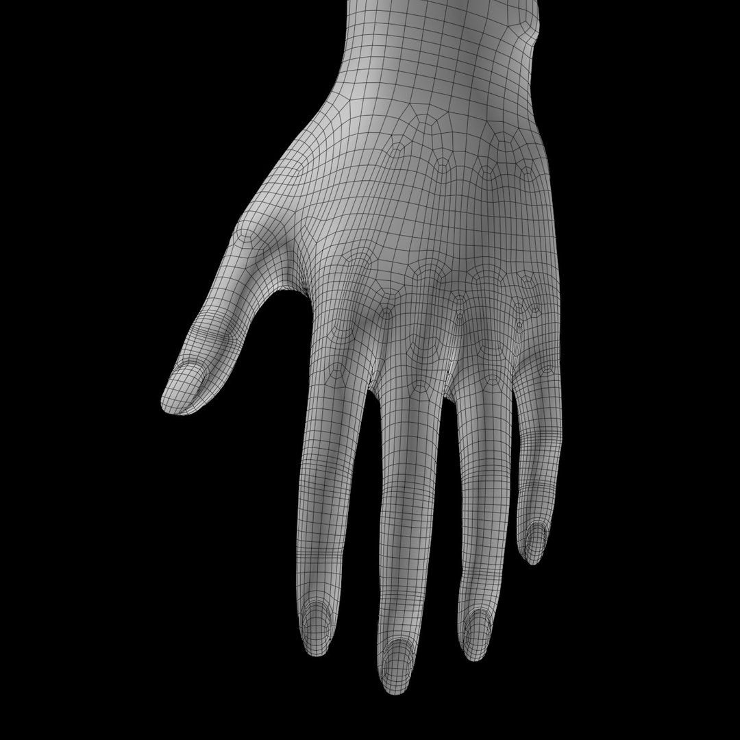 Mesh Female S Hand 3D Model - TurboSquid 1248397