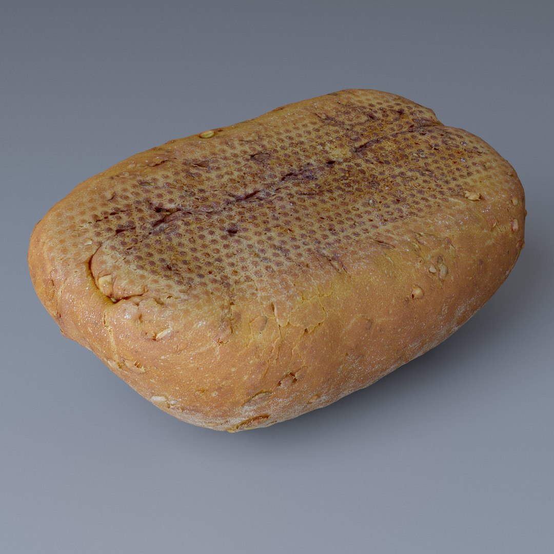 3D Bread Modeled - TurboSquid 1223156