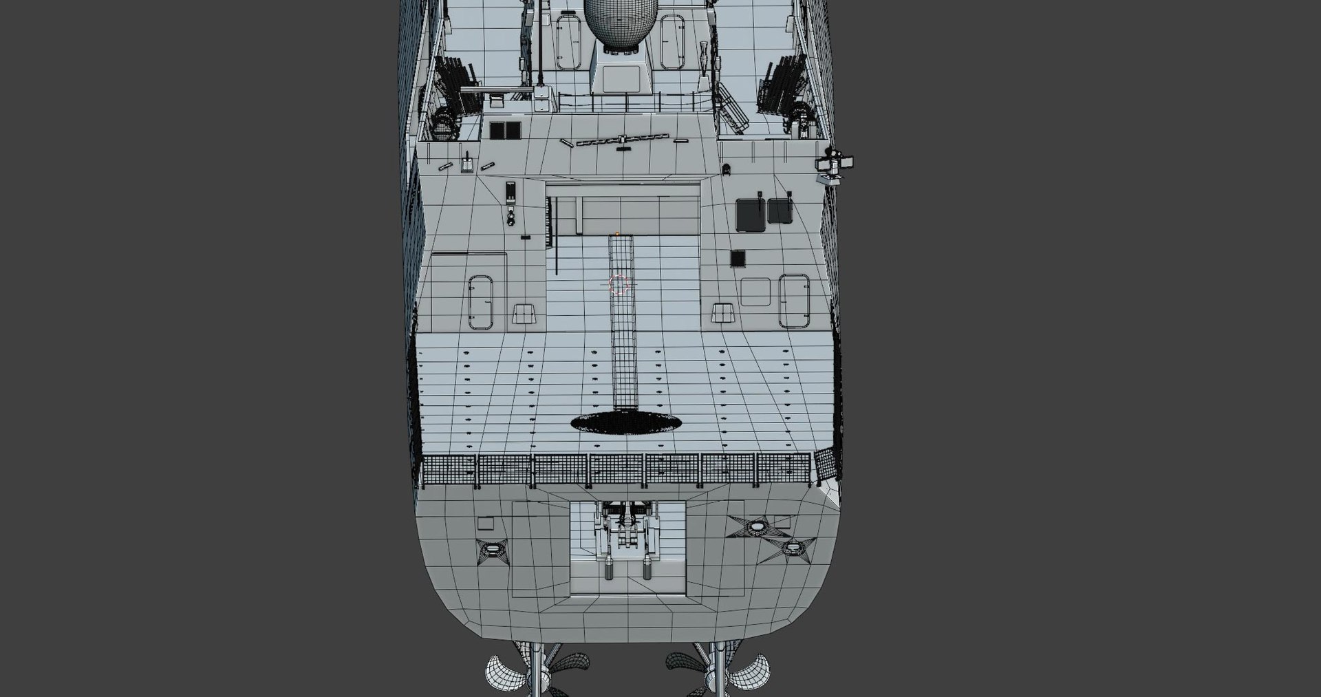 3D Amiral Ronarch Class Frigate FDI(1) - TurboSquid 2474988