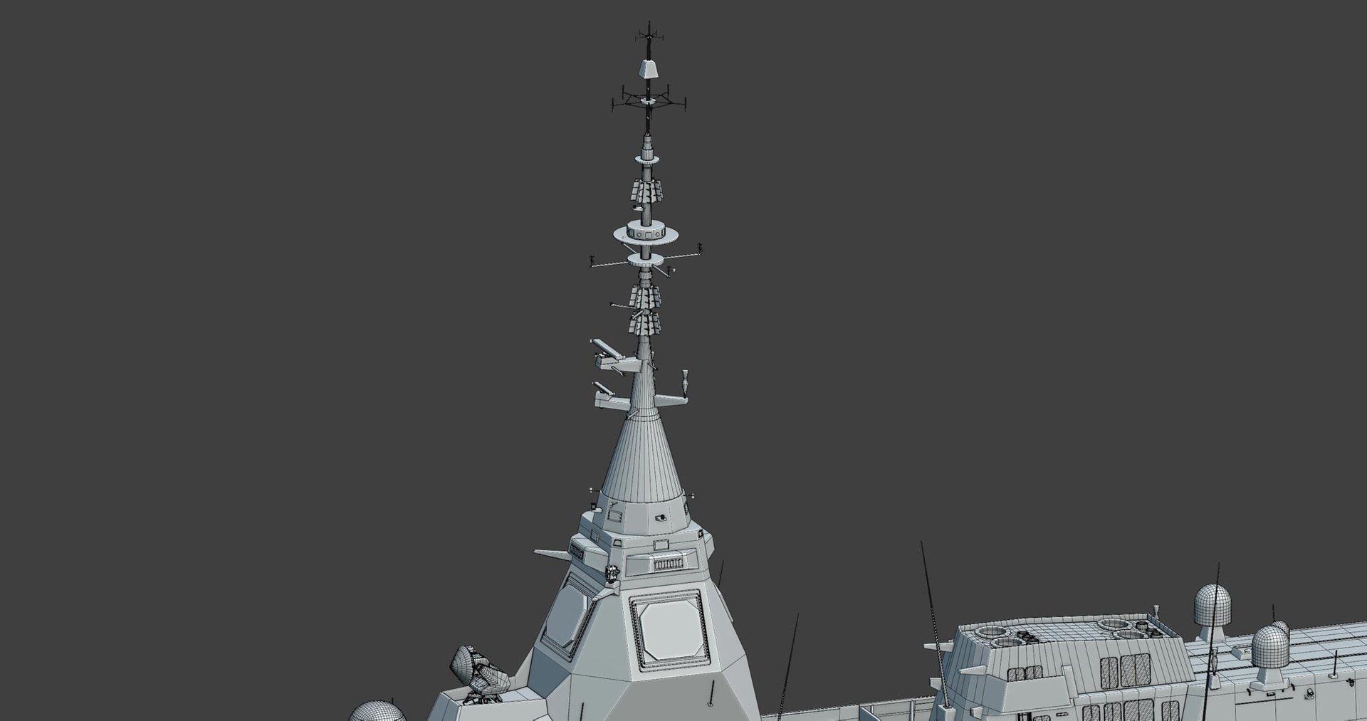 3D Amiral Ronarch Class Frigate FDI(1) - TurboSquid 2474988