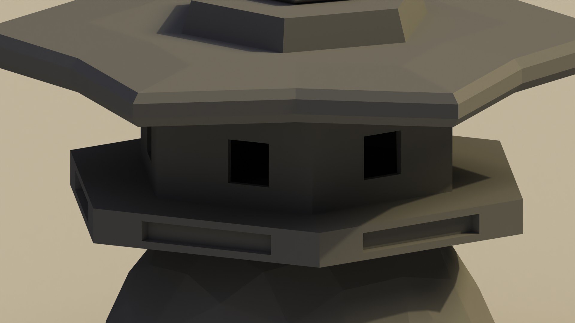 Low Poly Japanese Toro 3D - TurboSquid 2102724