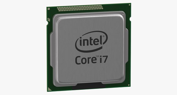 Intel core i7 processors 3D model - TurboSquid 1491074