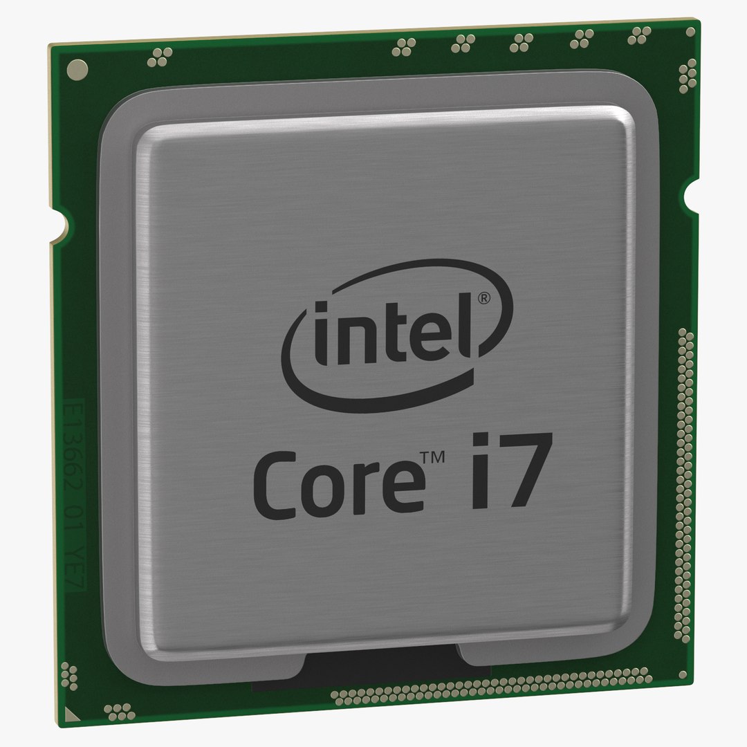 Intel Core I7 Processors 3D Model - TurboSquid 1491074