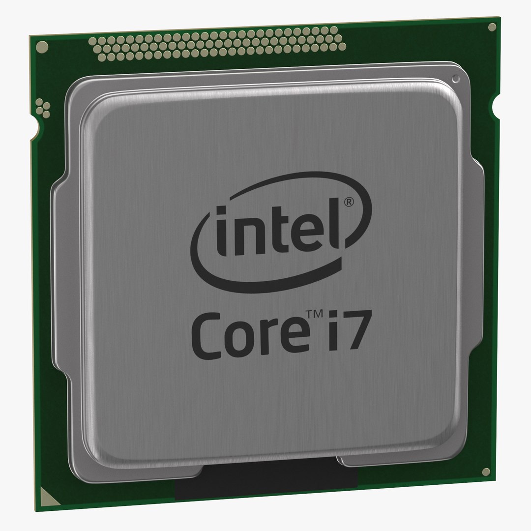 Intel Core I7 Processors 3D Model - TurboSquid 1491074