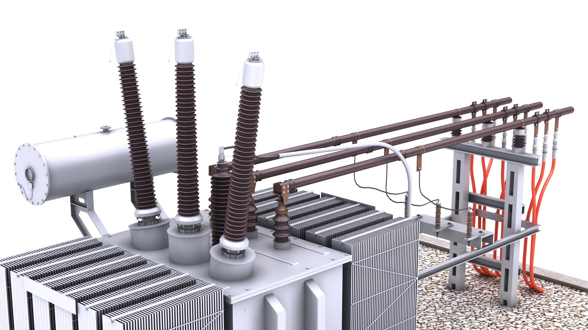 Electrical Transformer 3D Model - TurboSquid 2276139