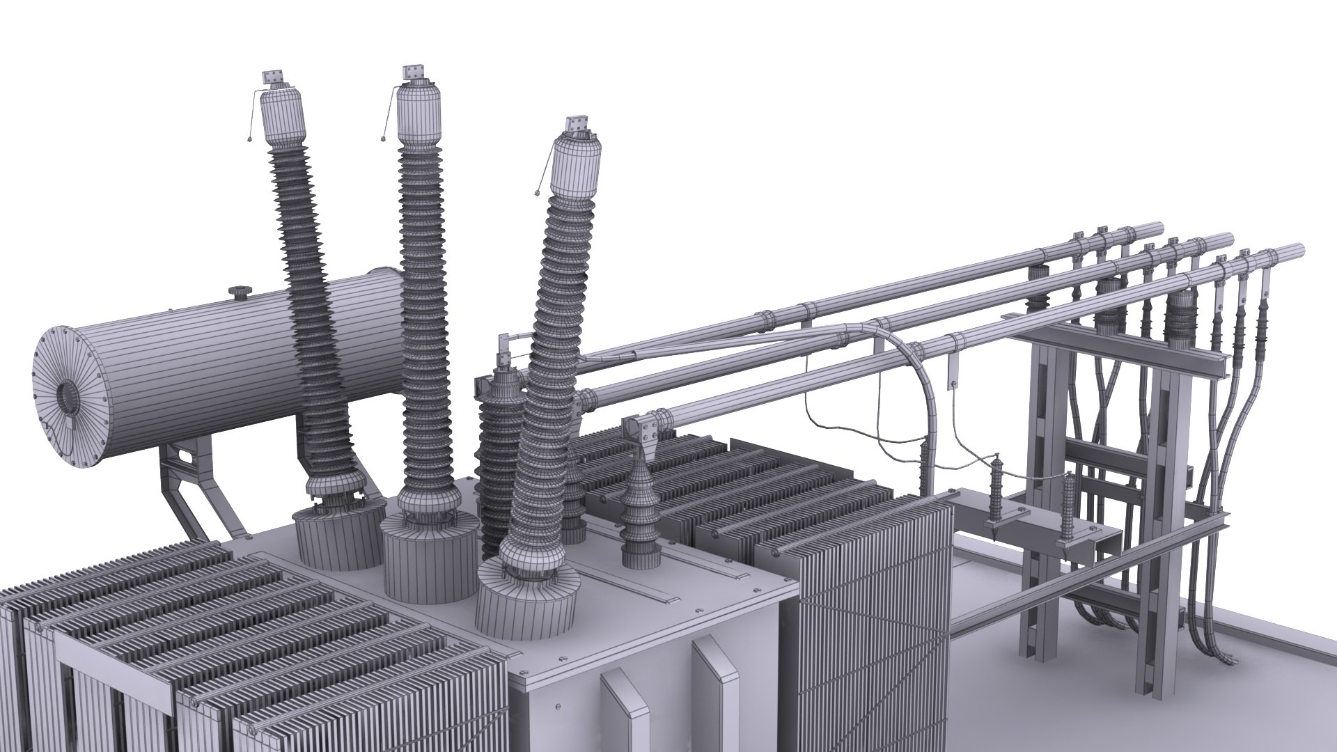 Electrical Transformer 3D Model - TurboSquid 2276139