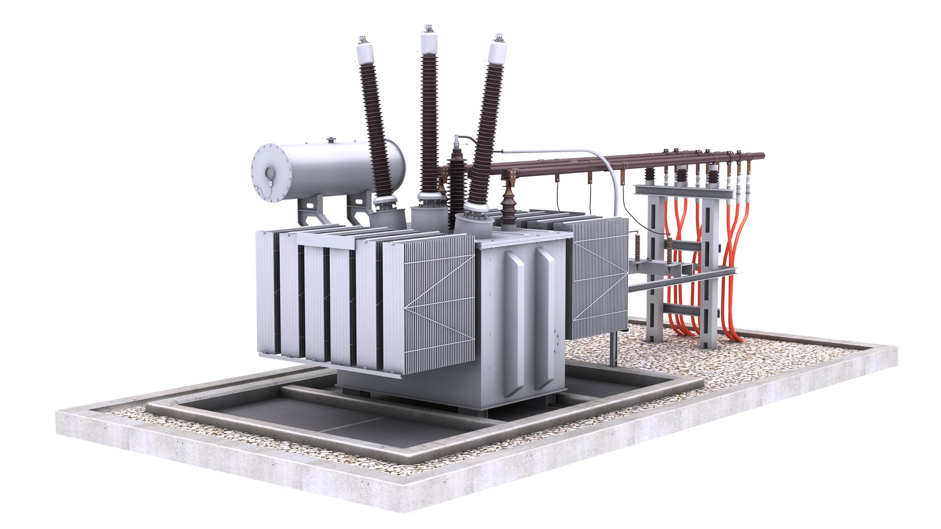 Electrical Transformer 3D Model - TurboSquid 2276139