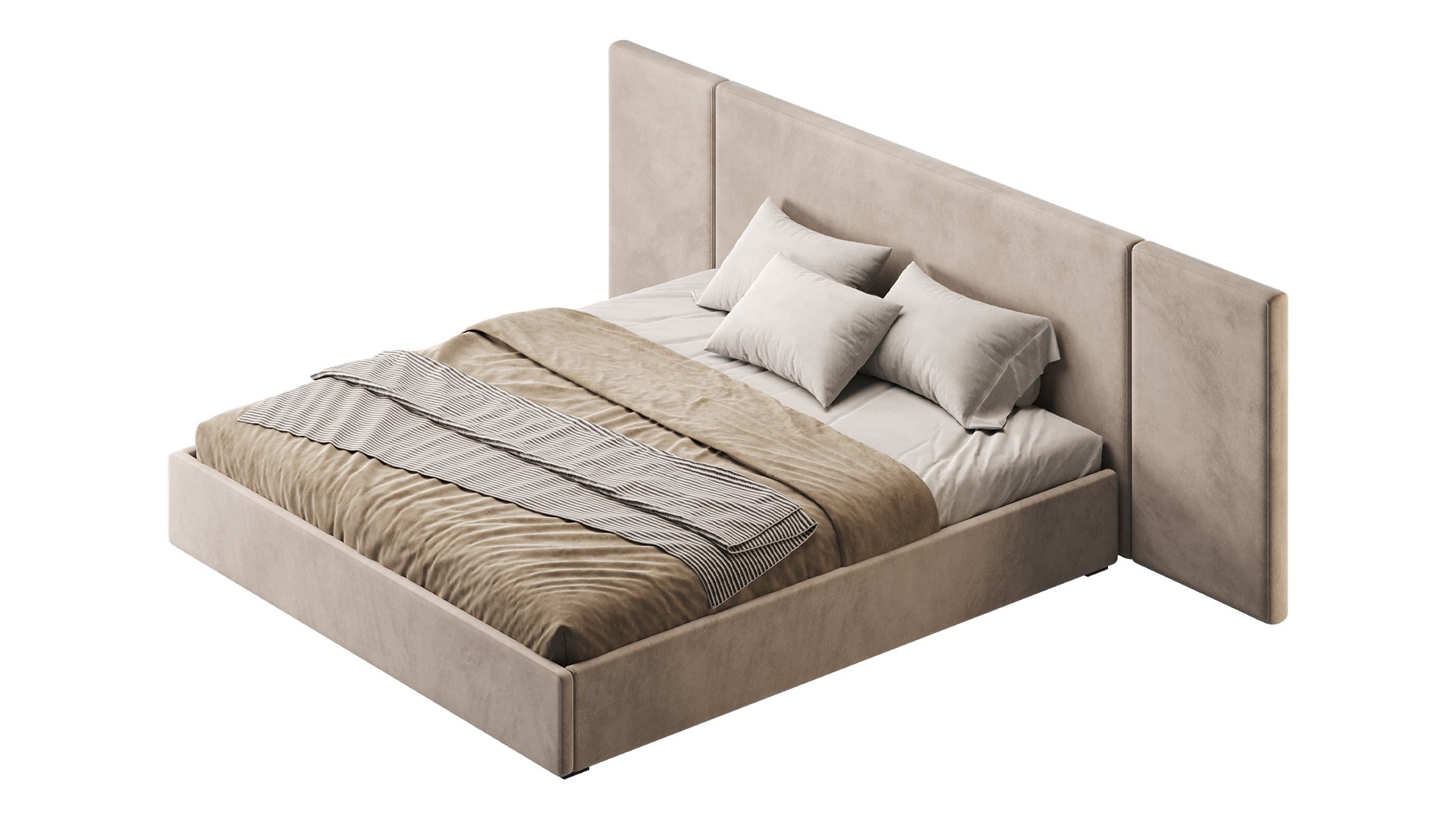 3D THE EXTENDED MOMO BED - TurboSquid 2332073