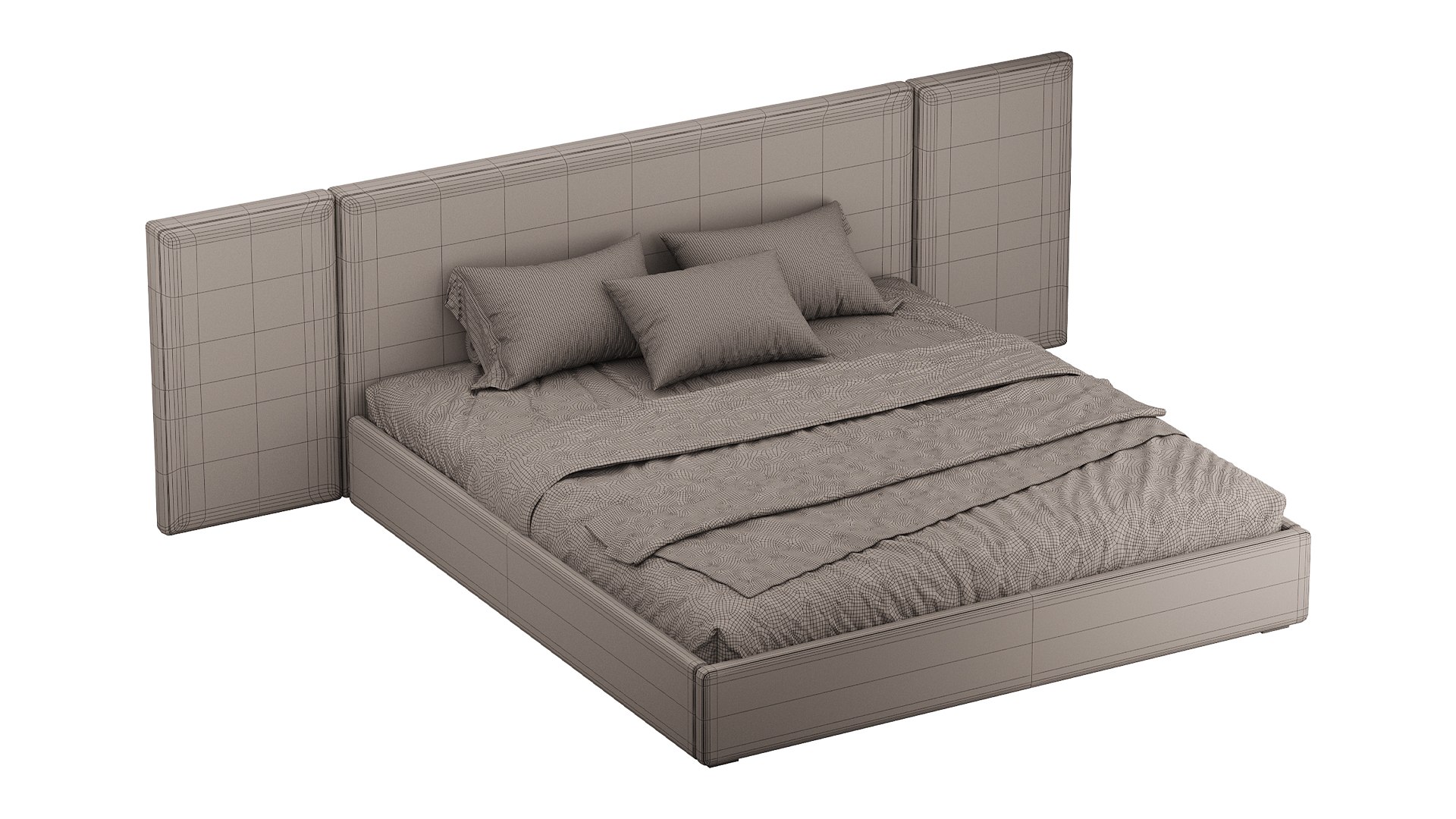 3D THE EXTENDED MOMO BED - TurboSquid 2332073
