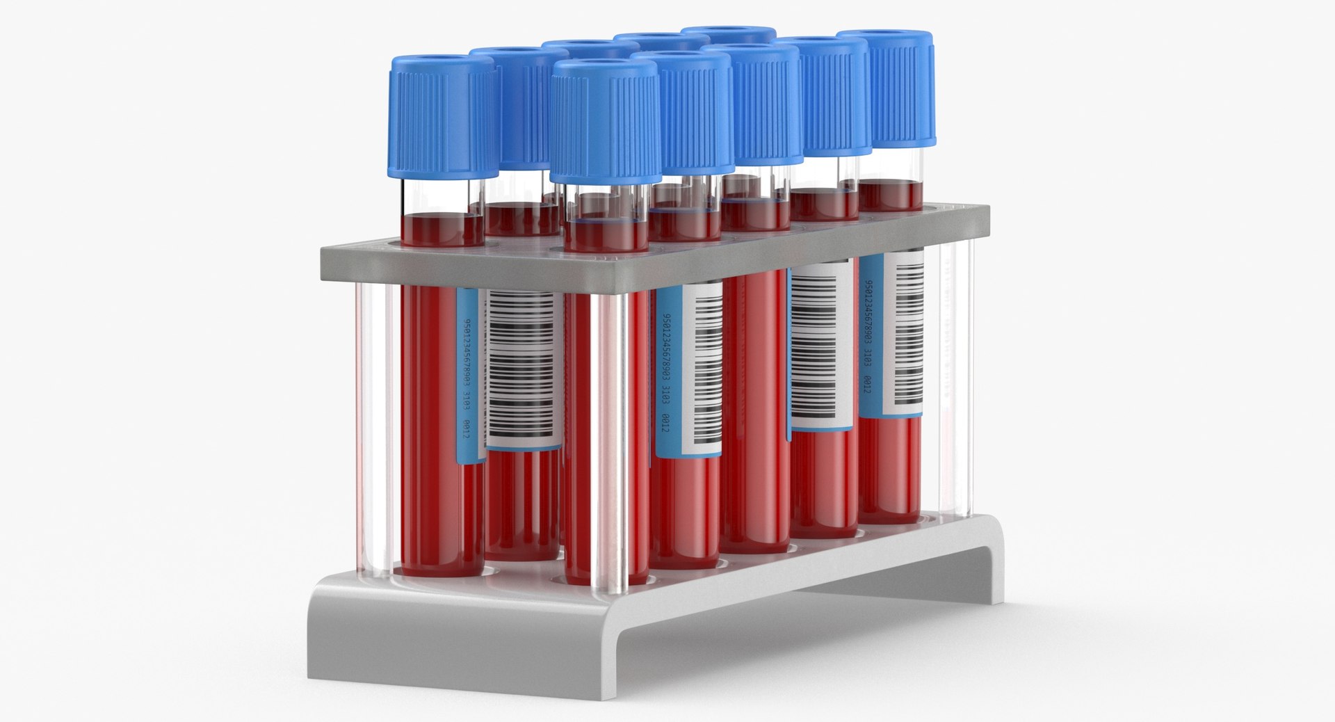 Tubes And Tube Tray In Use 3D - TurboSquid 1885946