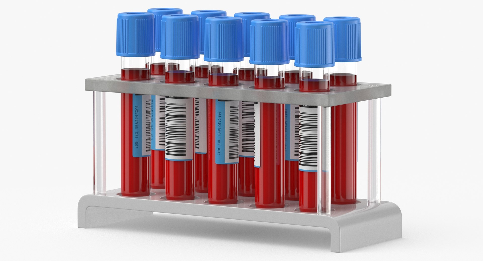 Tubes And Tube Tray In Use 3D - TurboSquid 1885946