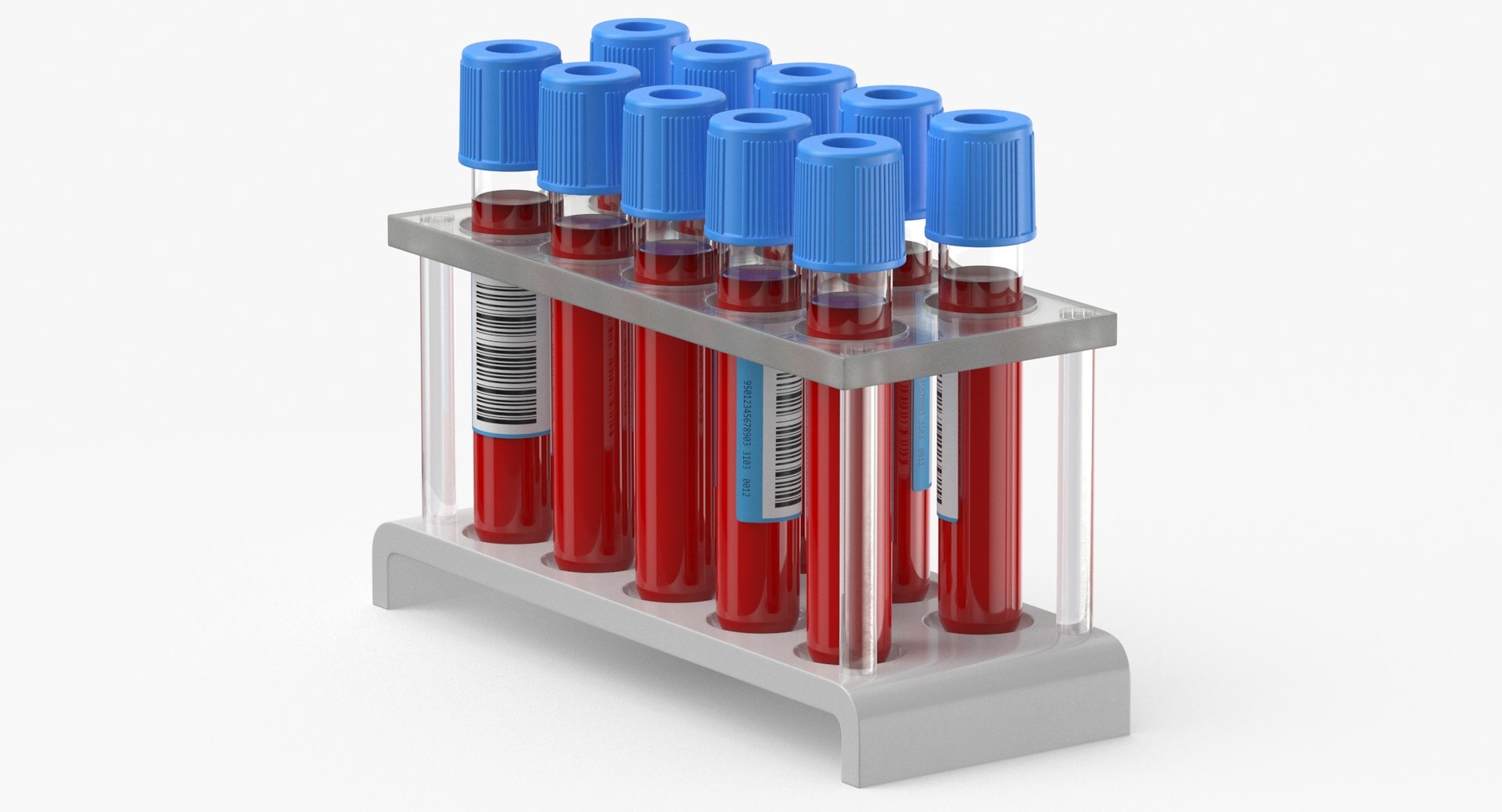 Tubes And Tube Tray In Use 3D - TurboSquid 1885946