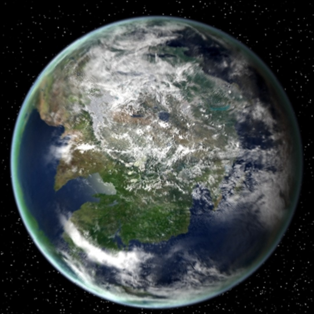 Pangea Ultima Globe 250 3d Model