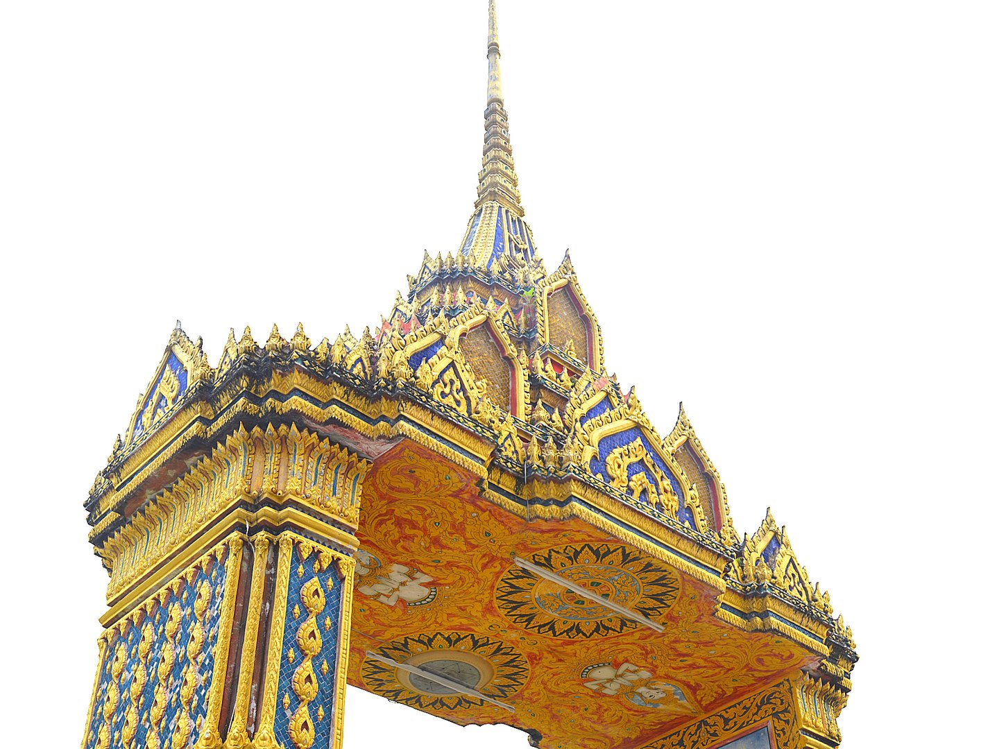 3D Thailand Temple Gate - TurboSquid 1461302