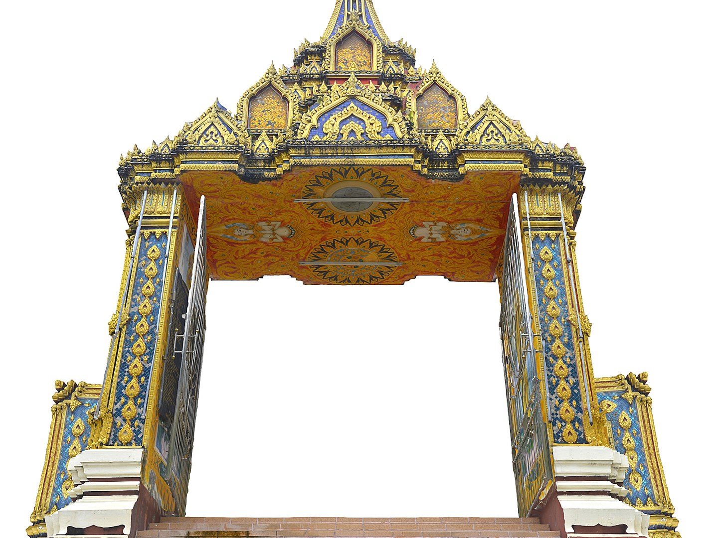 3D Thailand Temple Gate - TurboSquid 1461302