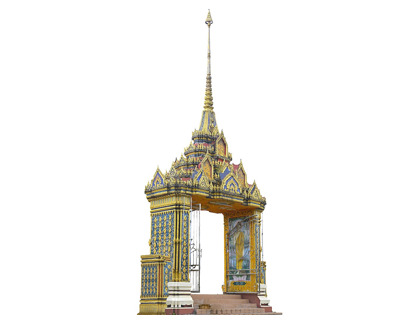 3D Thailand Temple Gate - TurboSquid 1461302