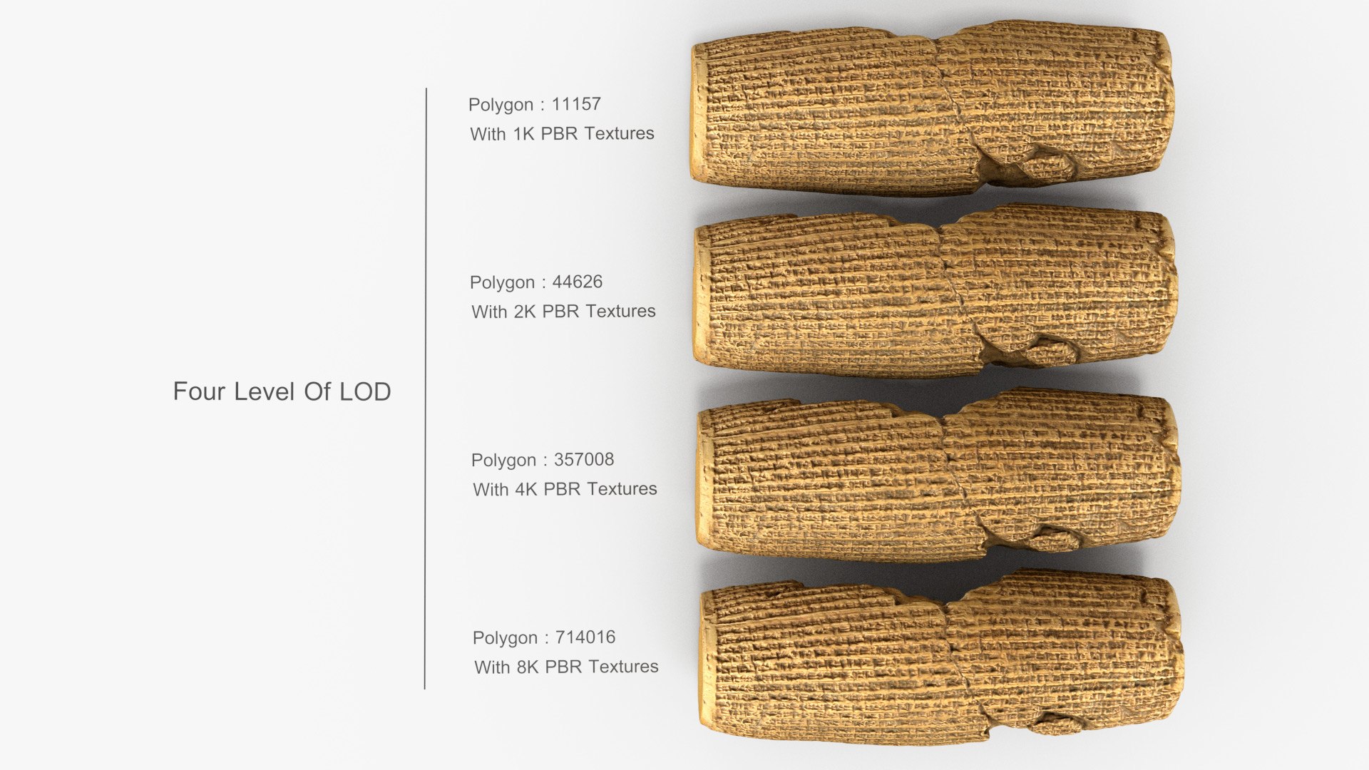 Cyrus Cylinder 8k PBR Textures Model - TurboSquid 1986725