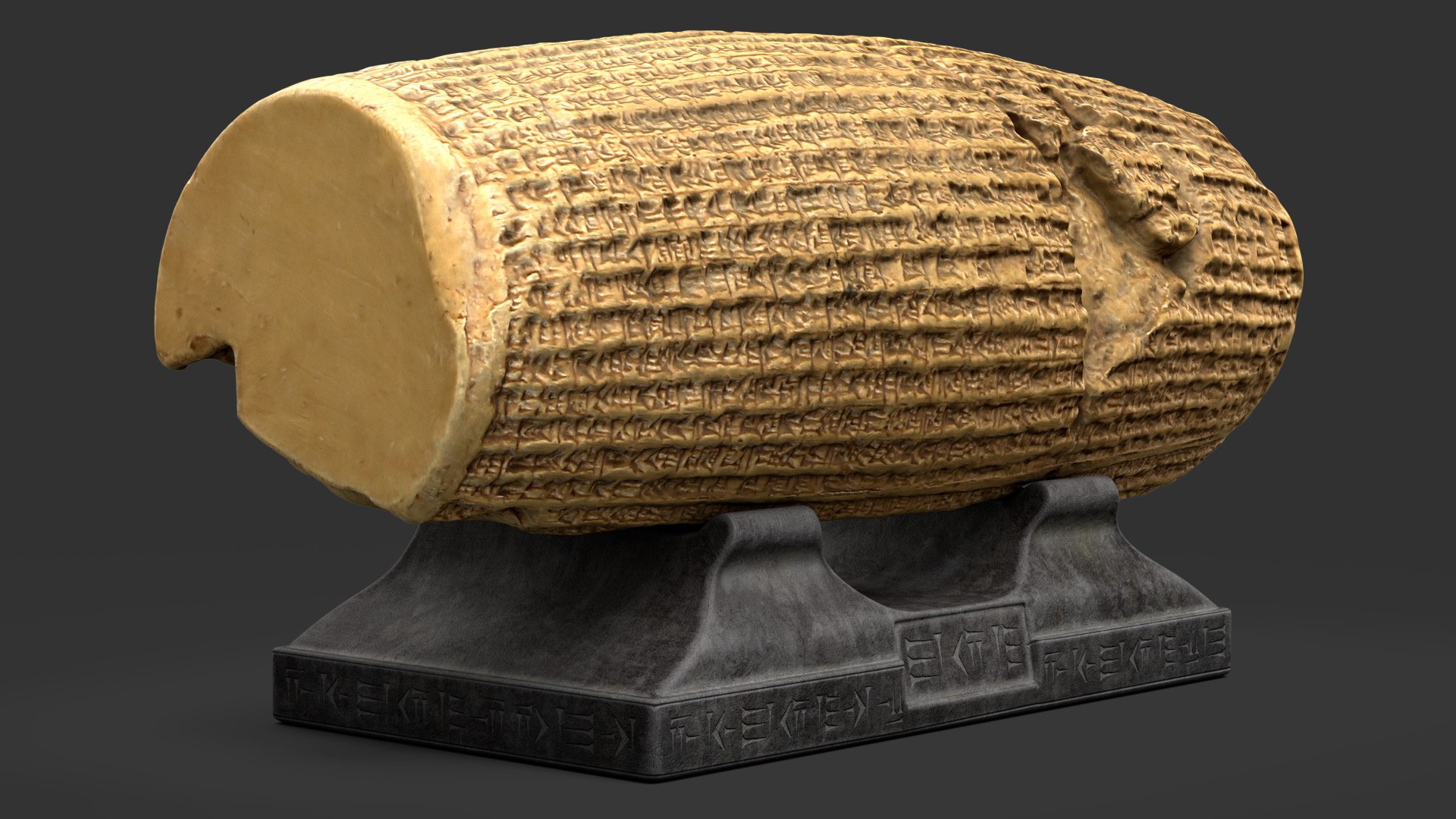 Cyrus Cylinder 8k PBR Textures model - TurboSquid 1986725