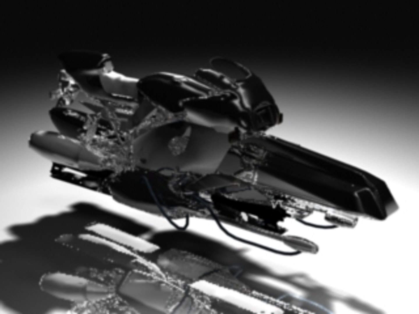 3d model rocket bike