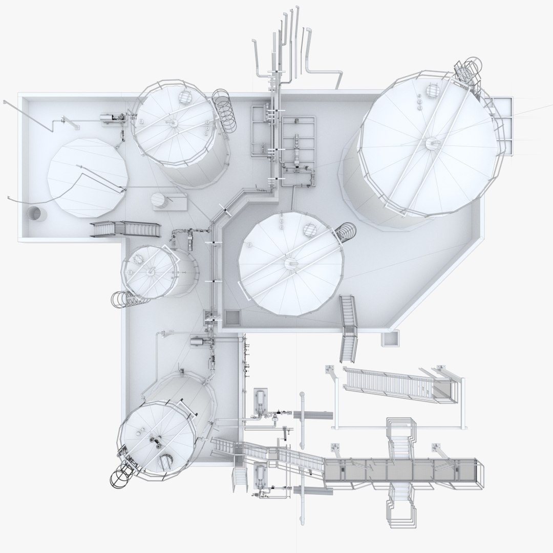 Storage Tank 3d Model