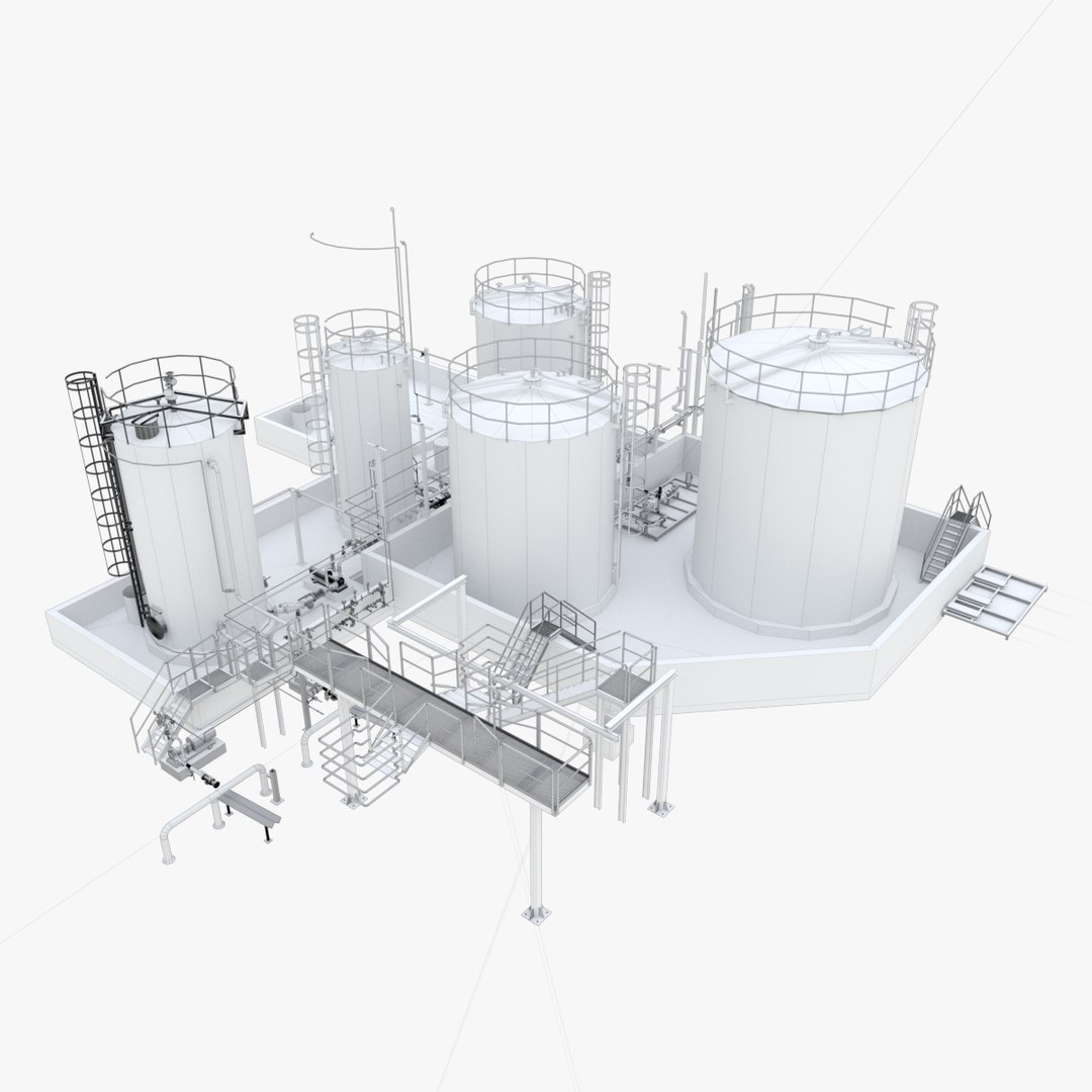 Storage Tank 3d Model