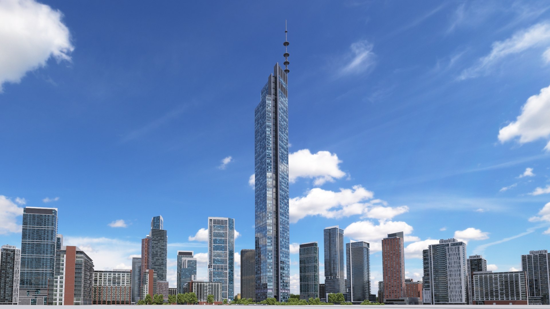 3D model Varso Tower V1 - TurboSquid 1978110