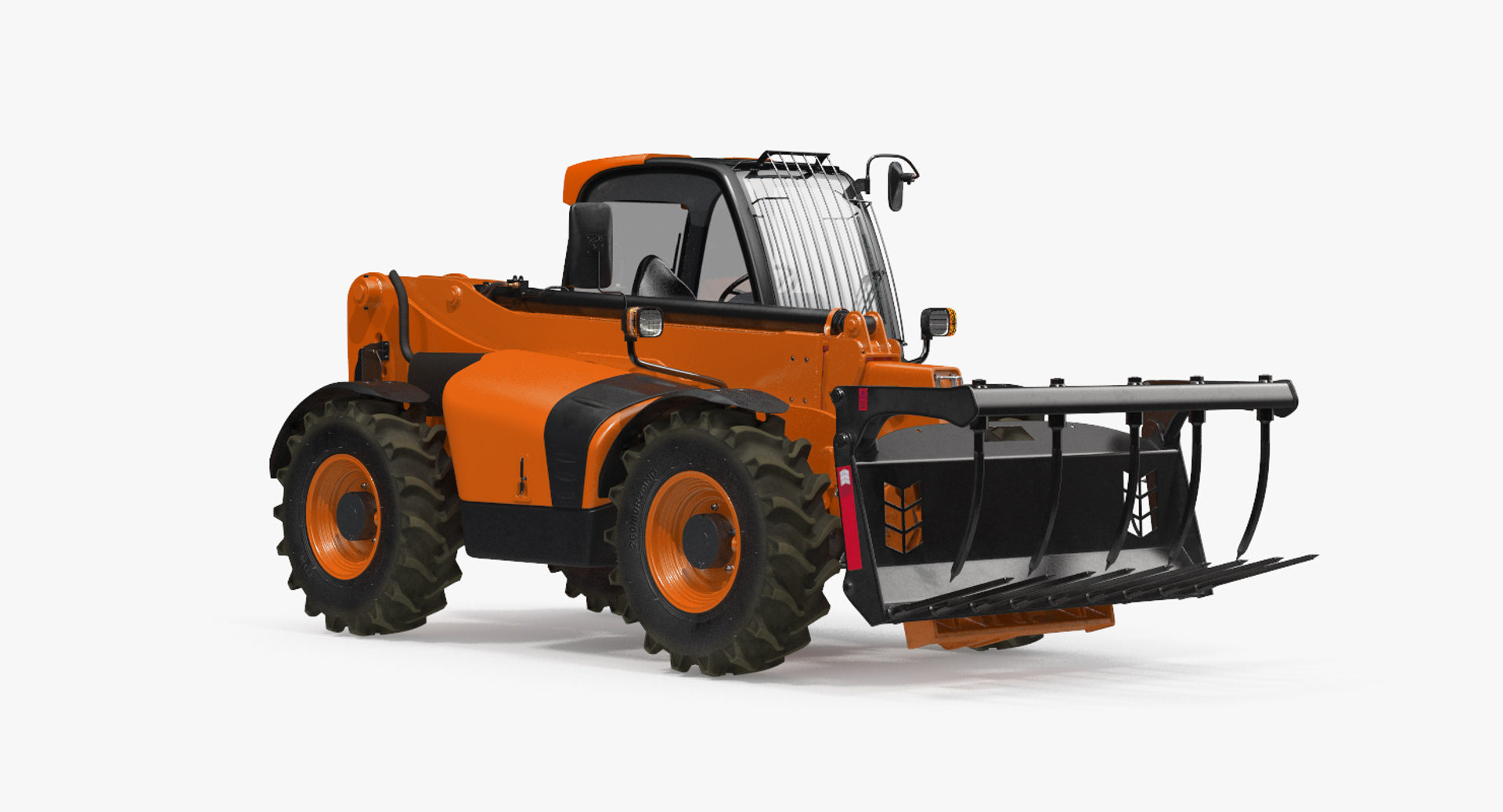 Telescopic telehandler forklift generic 3D model - TurboSquid 1408269
