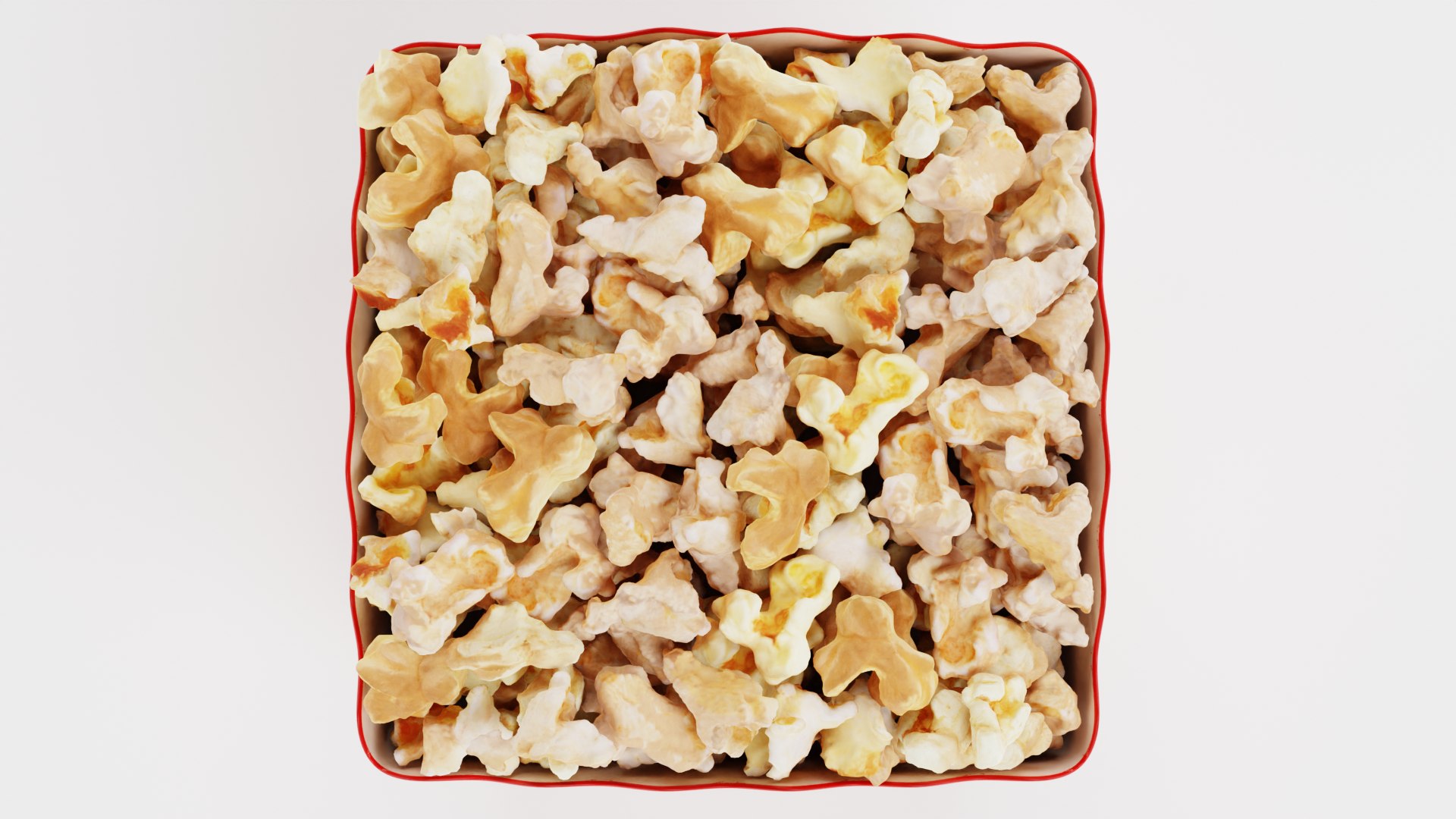 3D Popcorn In Cup 2 Model - TurboSquid 2067229